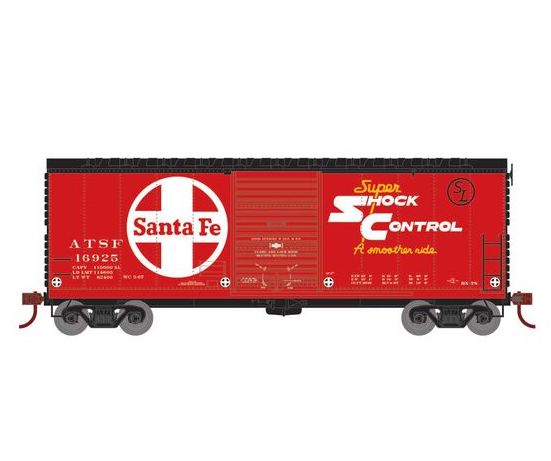 Athearn RTR 69434 HO Scale 40' Modernized Boxcar Santa Fe ATSF 16947 ...
