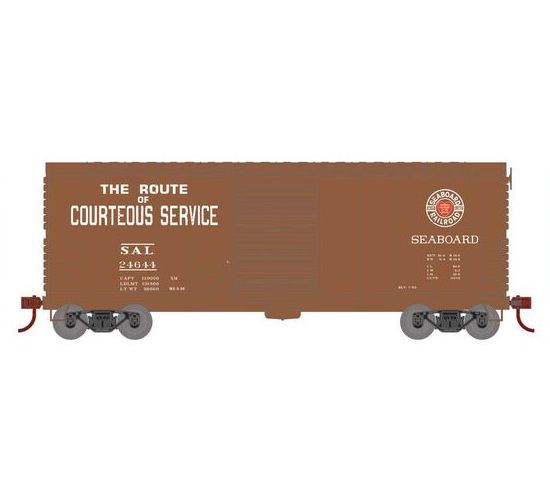 Athearn RTR 69452 HO Scale 40' Modernized Boxcar Seaboard Air Line SAL — White Rose Hobbies