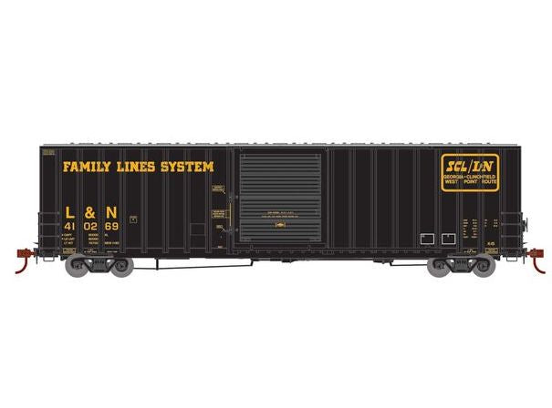 Athearn RTR 72839 HO Scale 60' ICC High Cube Boxcar Family Lines Syste ...