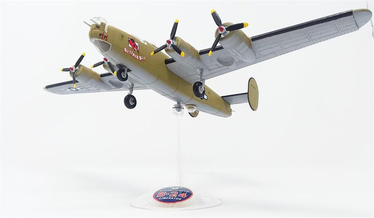 Atlantis Models 218 1/92 B-24J Bomber Buffalo Bill Model Airplane Kit ...