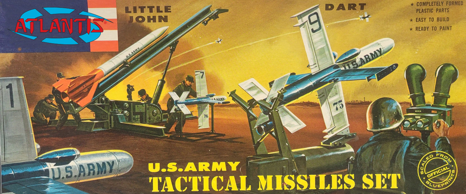 Atlantis Models H1812 1/40 US Army Tactical Missile Model Kit Set ...