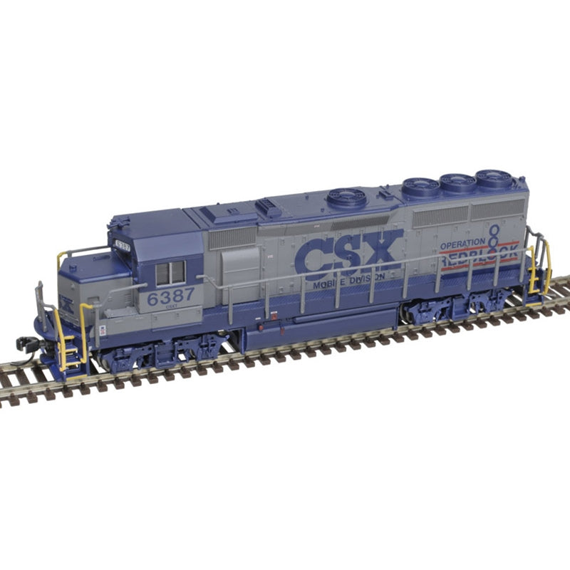 Atlas 40004720 N Scale EMD GP40-2 CSX 6387 - DC (Operation Redblock ...