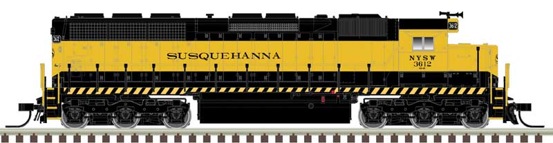 Atlas 40005594 N Scale EMD SD45 Diesel Susquehanna NYS&W 3612 DCC & So ...