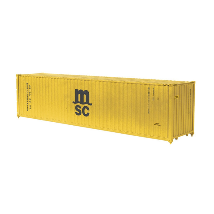 Atlas O Master 3002585 O Scale 40' High Cube Container MSC — White Rose ...