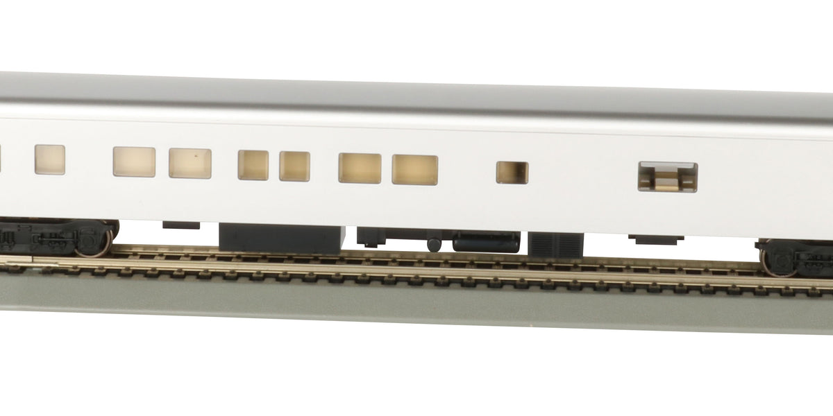 Bachmann 14308 HO Scale 85' Lighted Smooth-side Observation Aluminum U ...