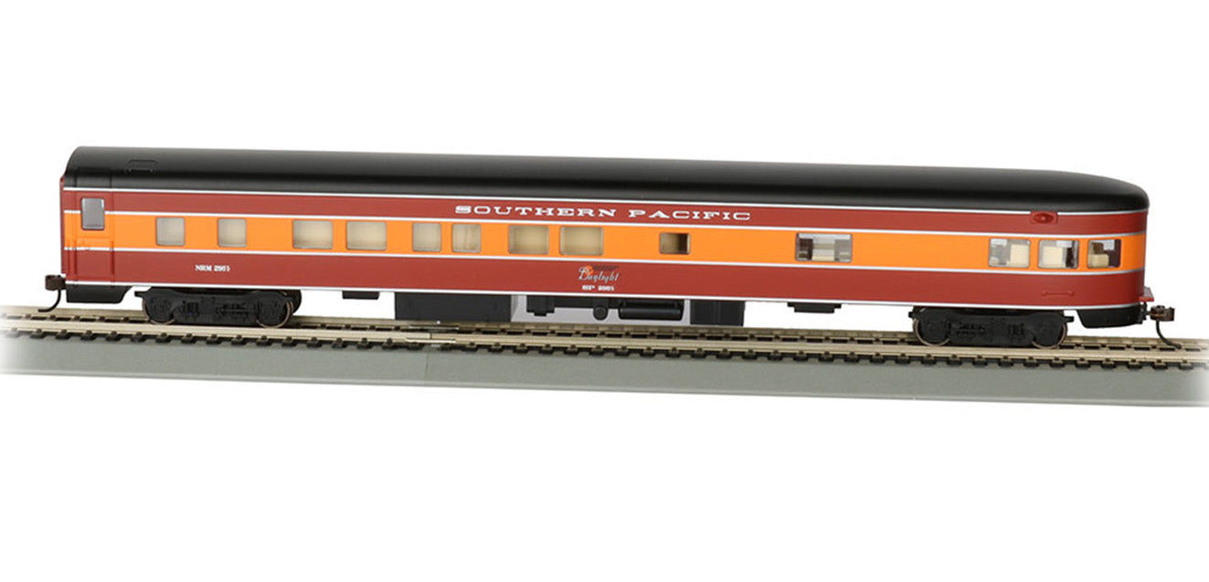 Bachmann 14312 HO Scale 85' Lighted Smoothside Observation Southern Pa ...