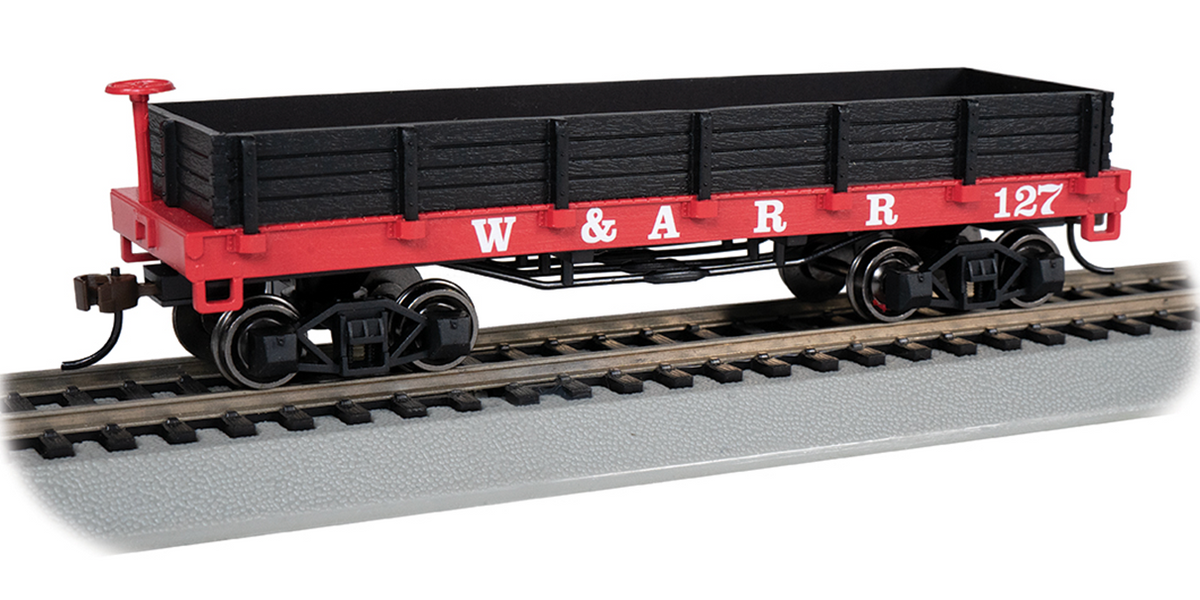 Bachmann 15403 HO Scale Old-Time Gondola Western & Atlantic W&A 127 ...