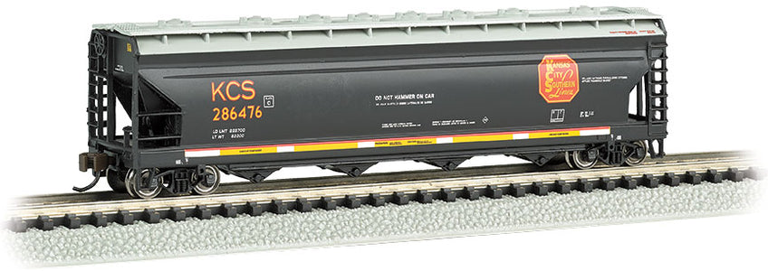 Bachmann 17556 N Scale 56' ACF Covered Hopper Kansas City Southern KCS ...