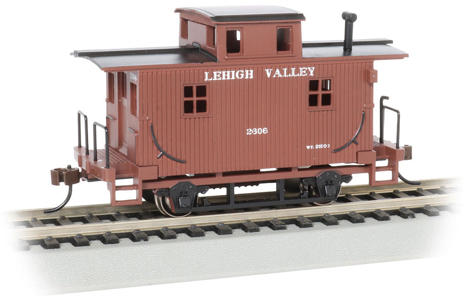 Bachmann 18405 HO Scale Bobber Caboose Lehigh Valley VL — White Rose ...