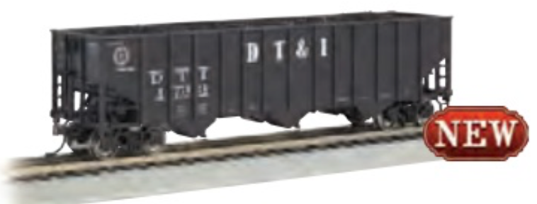 Bachmann 18719 HO Scale 100 Ton 3 Bay Hopper DT&I 1733 — White Rose Hobbies