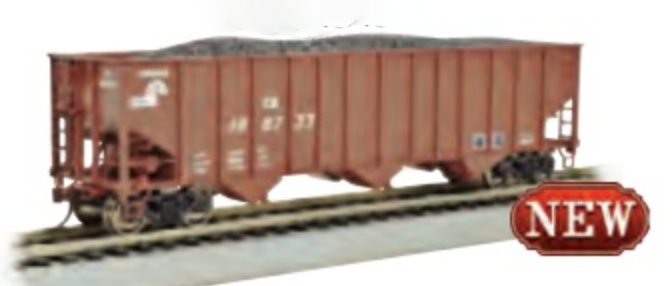 Bachmann 18720 HO Scale 100 Ton 3 Bay Hopper Conrail CR 488733 — White Rose Hobbies