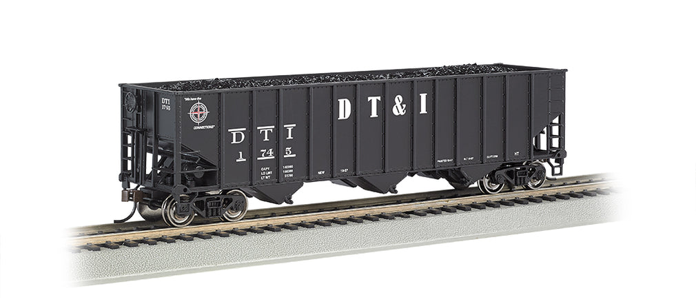 Bachmann 18730 HO Scale 100 Ton 3 Bay Hopper DT&I — White Rose Hobbies