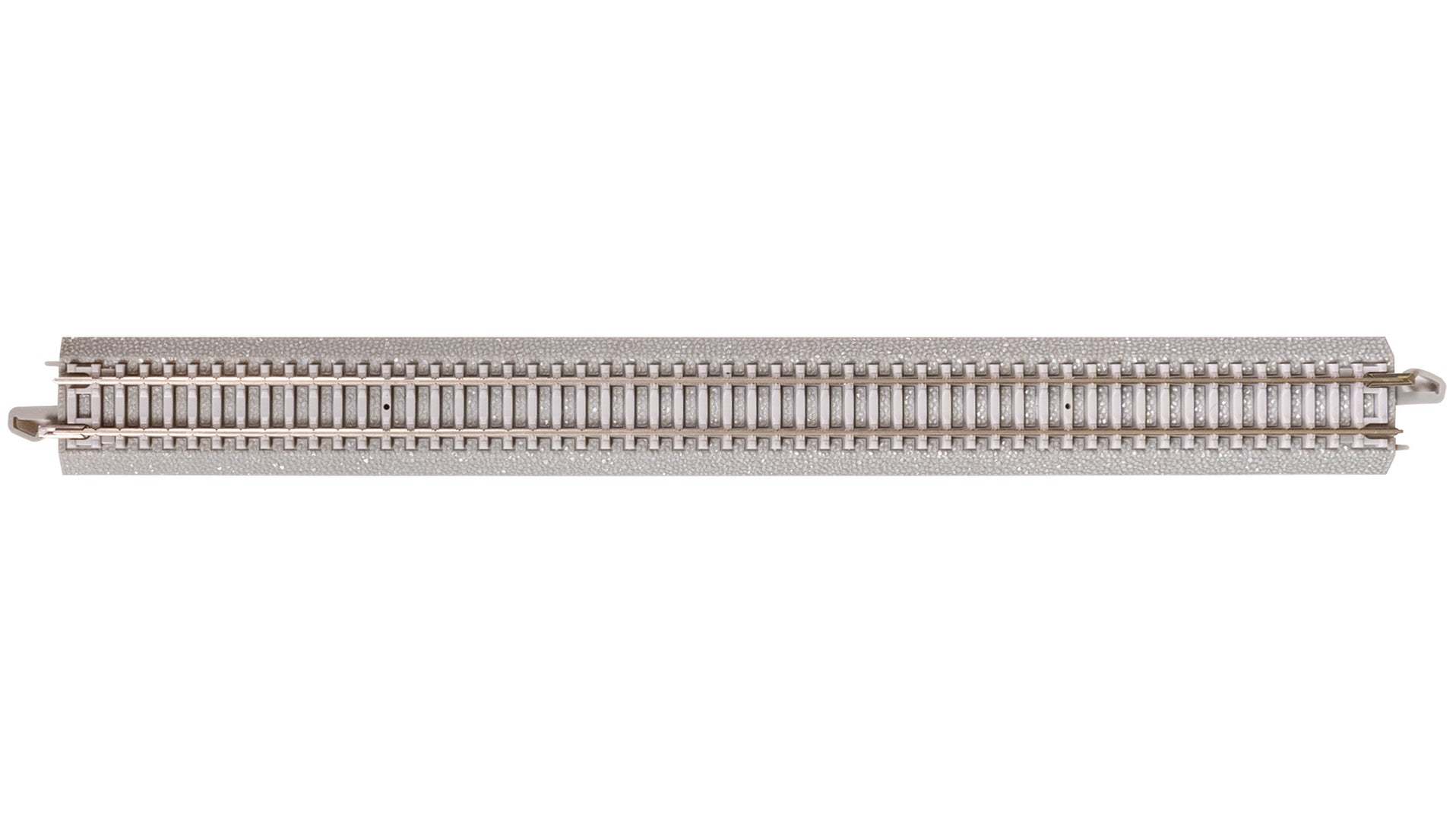 Bachmann 44015 N Scale E-Z Track with Concrete Ties 10" Straight (6 Pa ...