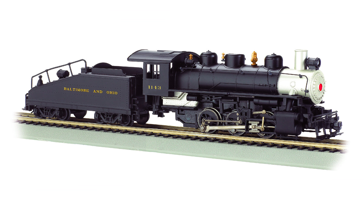 Bachmann 50626 HO Scale 0-6-0 Steam Locomotive with Smoke B&O 1143 ...