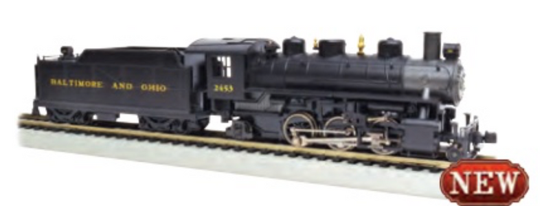 Bachmann 51513 HO Scale 2-6-2 Prairie Steam Locomotive with Smoke Balt ...