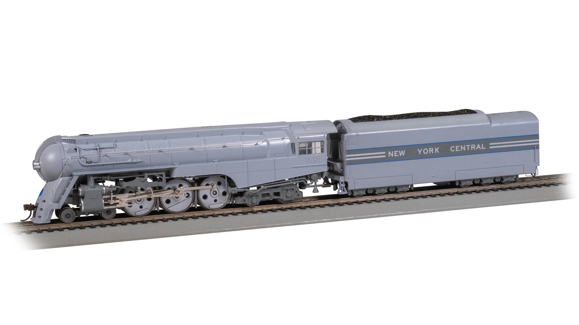 Bachmann 56603 HO Scale 4-6-4 Dreyfus Hudson Steam Loco New York Centr ...