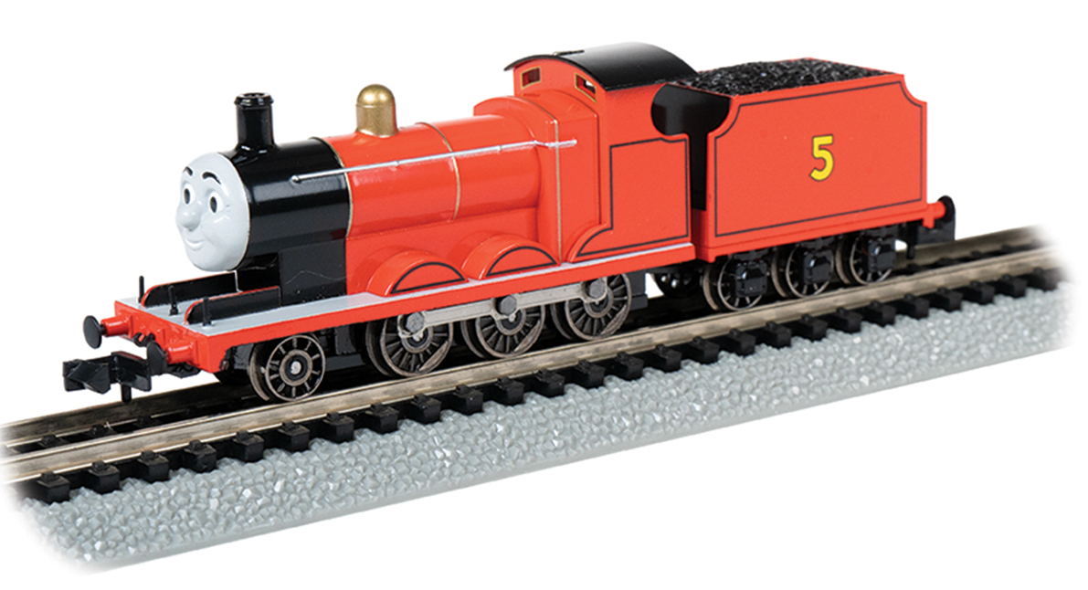 Bachmann 58793 N Scale Thomas and Friends James the Red Engine #5 ...