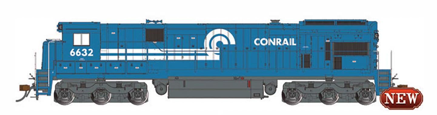 Bachmann 61304 HO Scale GE C36-7 Diesel Conrail CR 6632 with DCC & Sou — White Rose Hobbies
