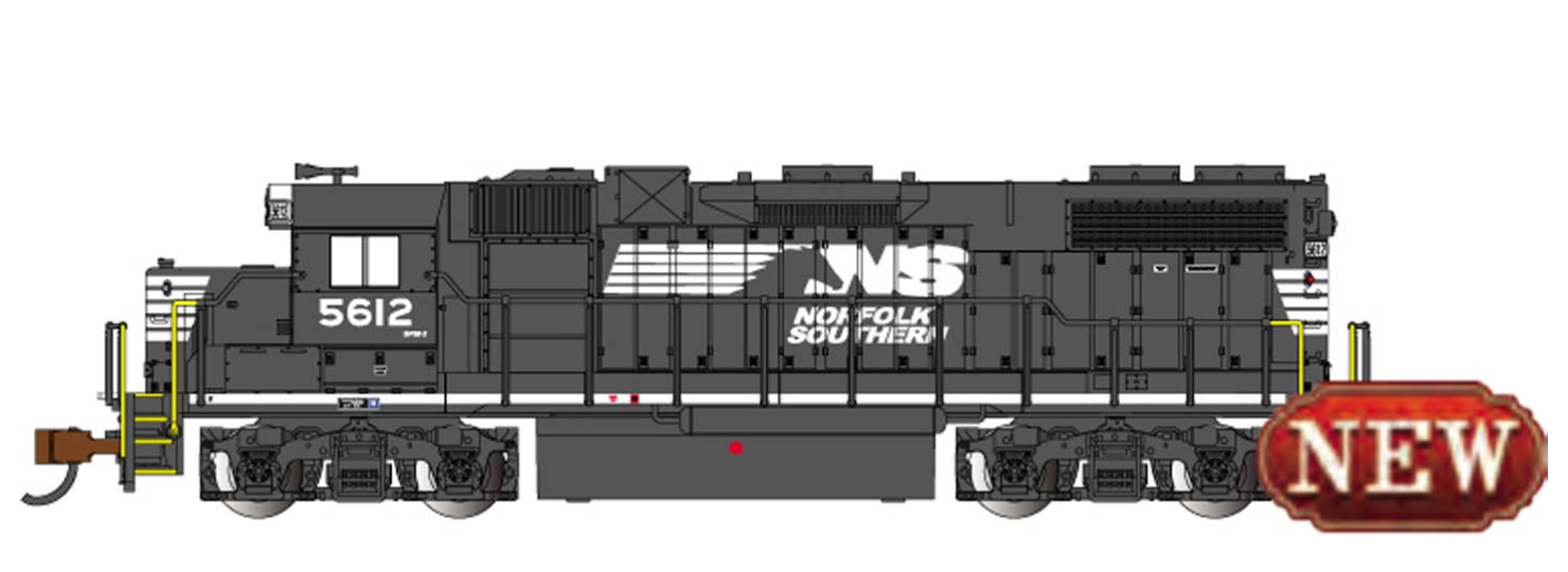 Bachmann 61754 N Scale EMD GP38 Diesel Norfolk Southern NS 5612 — White Rose Hobbies