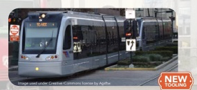 Bachmann 62514 HO Scale Siemens S70 Light Rail Vehicle Houston Metrora ...