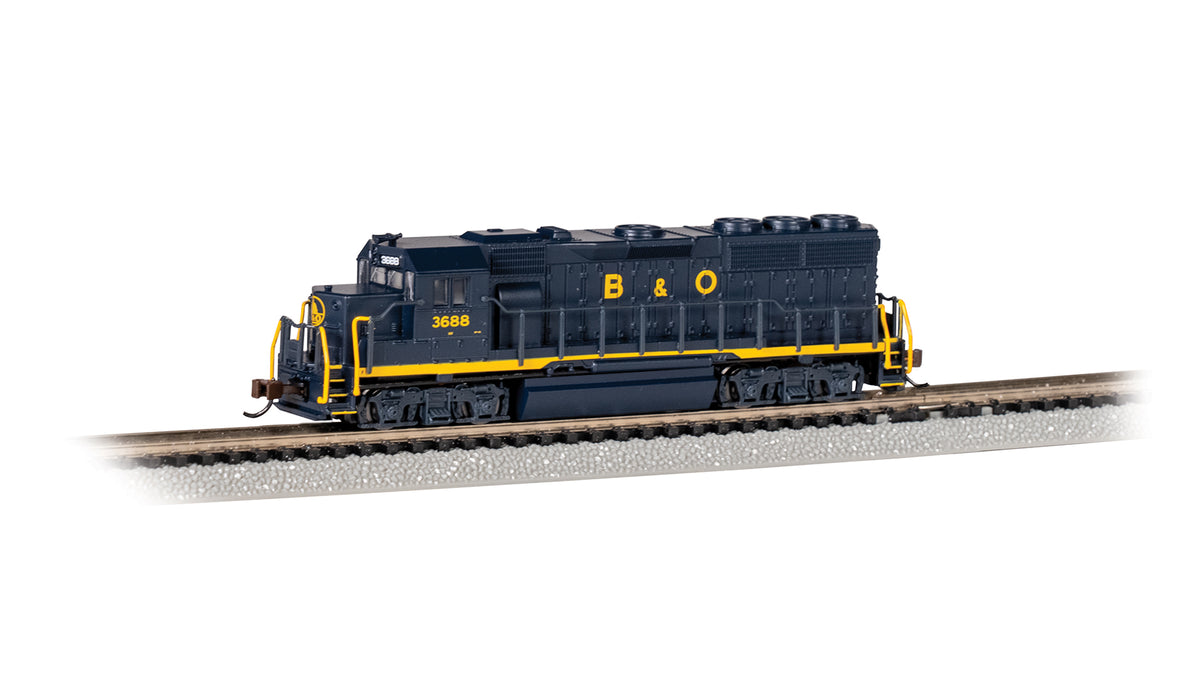 Bachmann 63571 N Scale EMD GP40 Diesel Baltimore & Ohio B&O 3688 ...