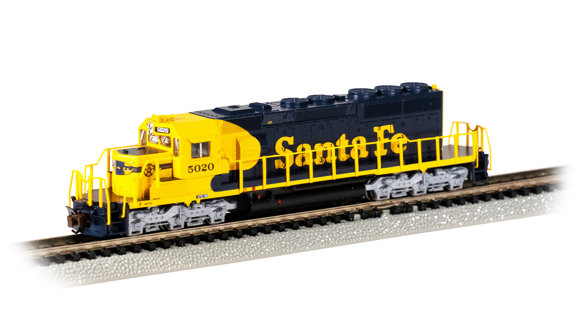 Bachmann 67074 N Scale EMD SD40-2 Diesel Santa Fe ATSF 5020 with DCC a ...