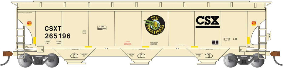 Bachmann 70635 HO Scale Trinity 5161 Covered Hopper CSX "Grain Express — White Rose Hobbies