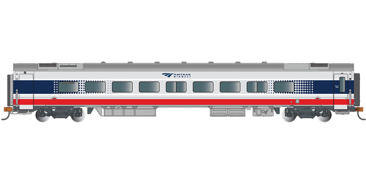 Bachmann 74511 HO Scale Siemens Venture Passenger Coach Amtrak Midwest ...