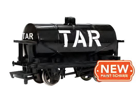 Bachmann 77417 HO Scale Thomas & Friends Tar Tank Car — White Rose Hobbies