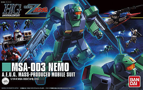Bandai 2169626 1/144 HG UC #150 MSA-003 Nemo Mobile Suit from Zeta Gun ...
