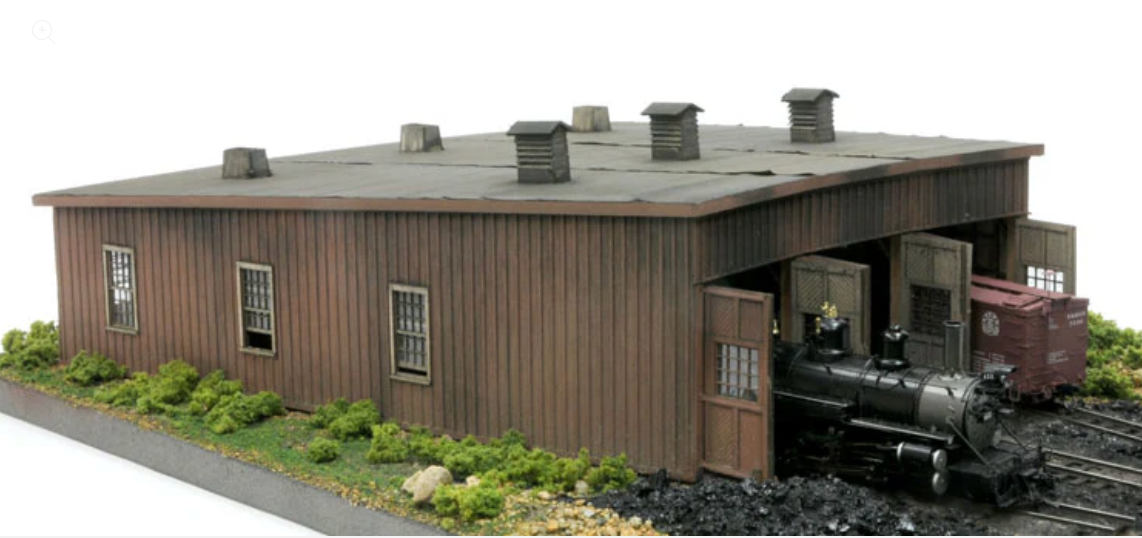 Banta Modelworks 2062 HOn3 Scale Sargents Roundhouse Craftsman Kit ...