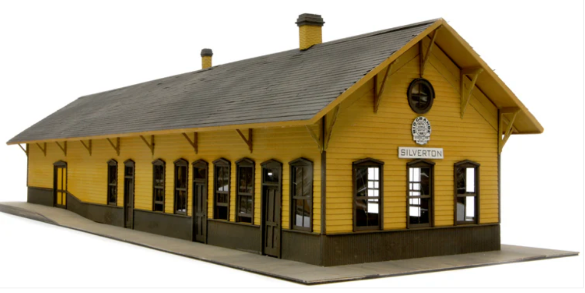 Banta Modelworks 2089 HO Scale Silverton Depot Craftsman Kit — White ...