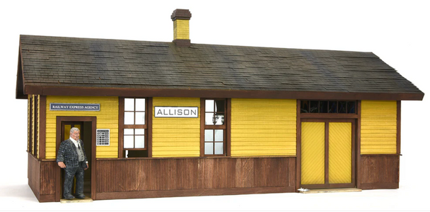 Banta Modelworks 2157 HO Scale Allison Depot Craftsman Kit — White Rose ...