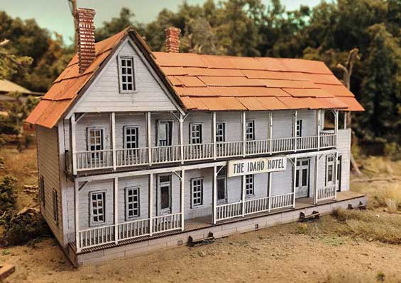 Bar Mills Scale Model Works 151 N Scale Idaho Hotel Craftsman Kit ...