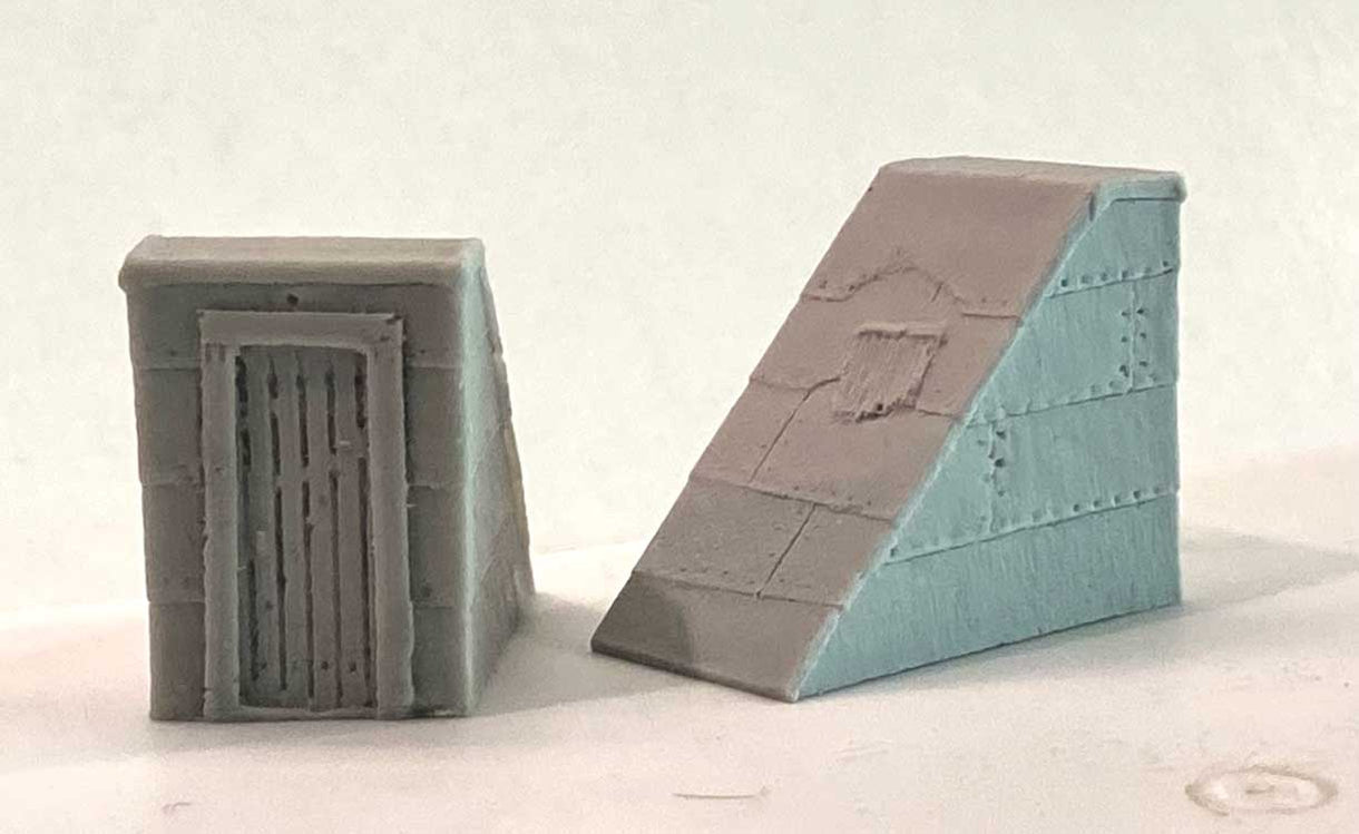 Bar Mills Scale Model Works 2023 HO Scale Rooftop Staircases (2 Pack U ...