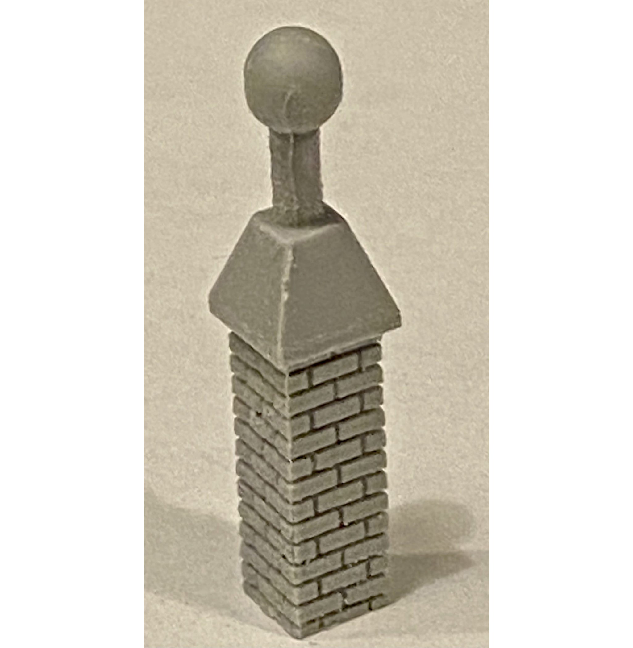 Bar Mills Scale Model Works 2035 HO Scale Vented Chimney 1-5/16" (3 Pa ...