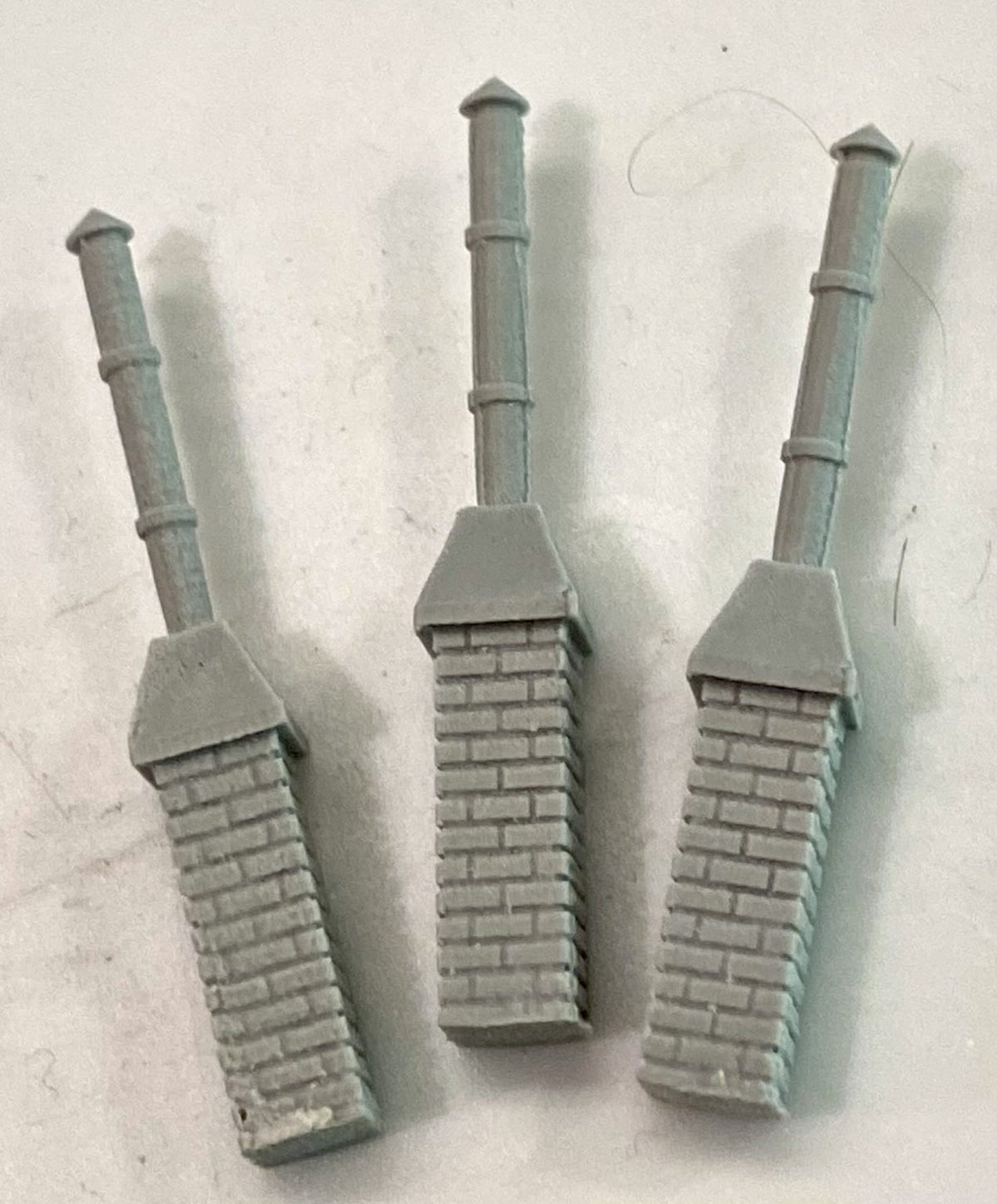 Bar Mills Scale Model Works 2036 HO Scale Brick Chimney with Tall Smok ...