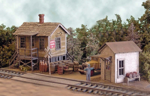Bar Mills Scale Model Works 432 HO Scale Office at Cranberry Yard Craf ...