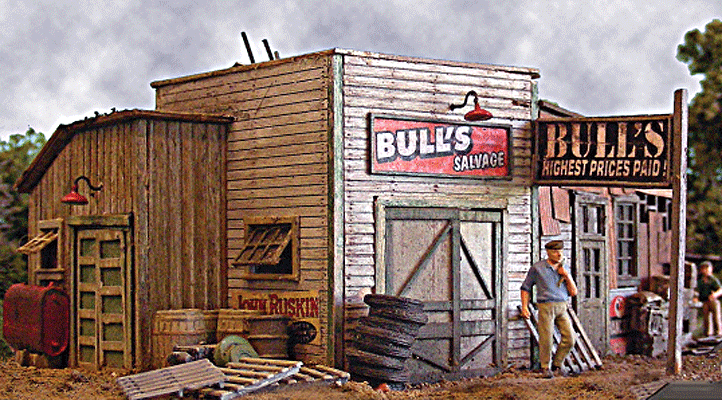 Bar Mills Scale Model Works 454 O Scale Bull's Salvage Craftsman Kit ...