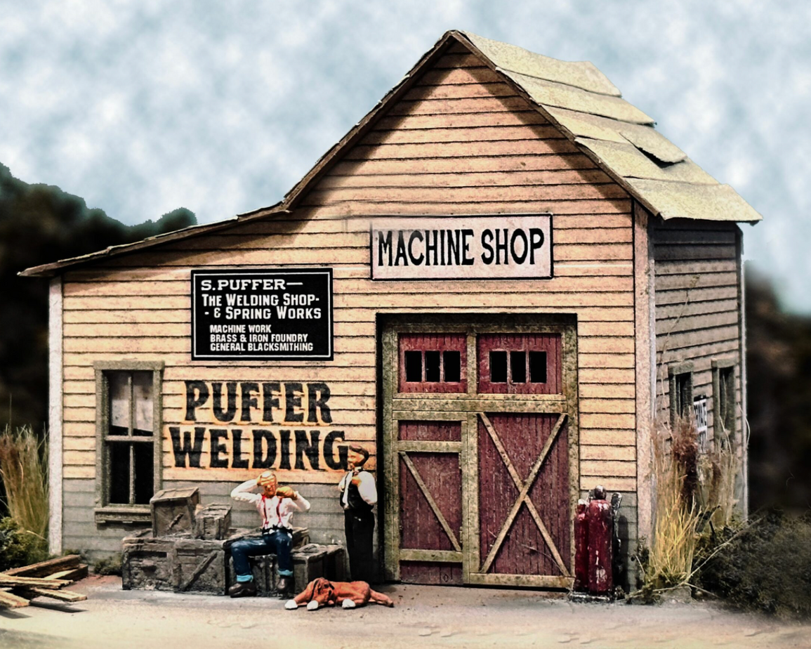 Bar Mills Scale Model Works 5031 N Scale Puffer Welding Craftsman Kit ...