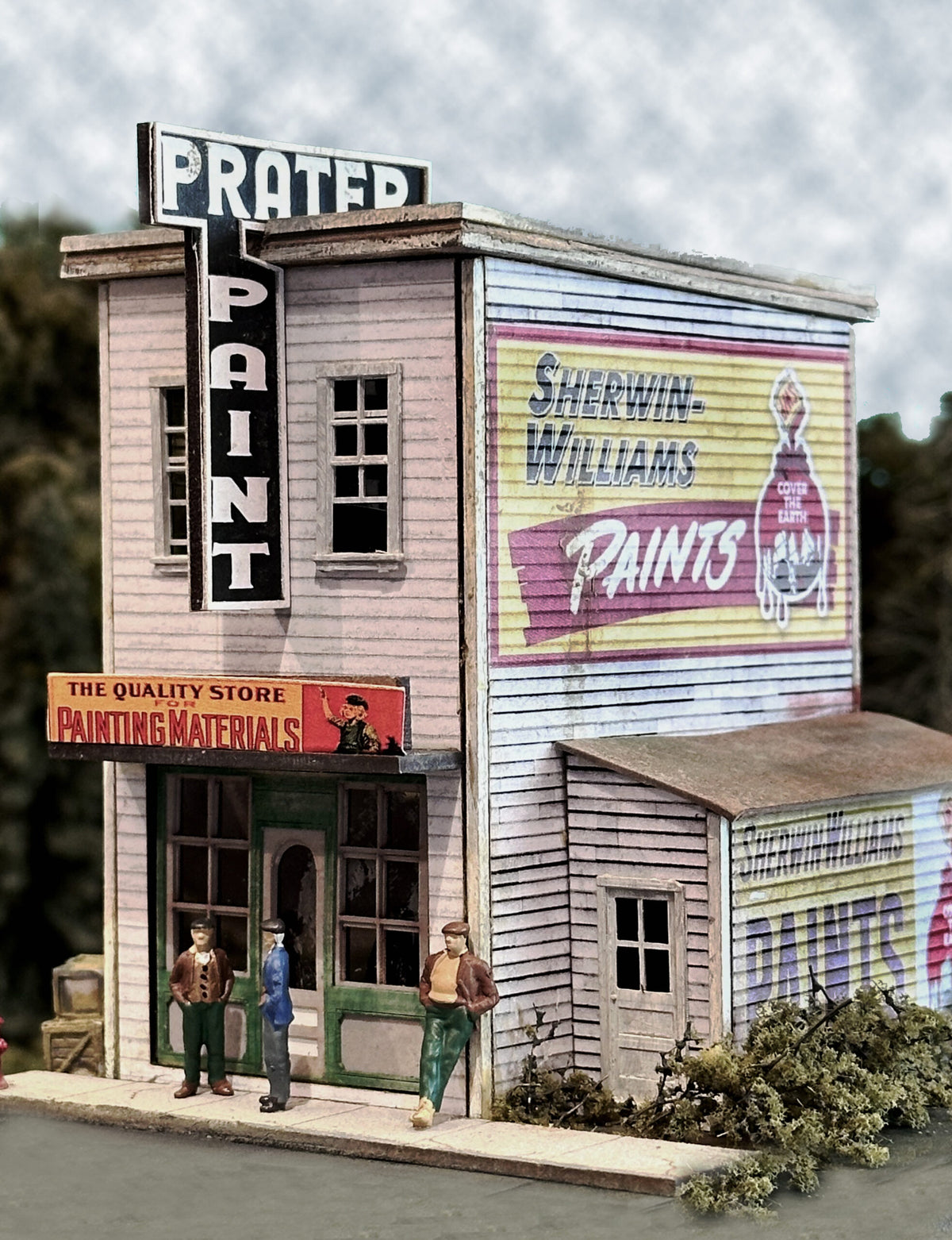 Bar Mills Scale Model Works 5064 O Scale Prater Paint PrePrinted Craft ...