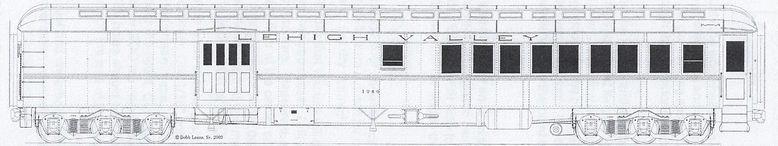Bethlehem Car Works 4730 HO Scale Steel Combine Car Lehigh Valley Kit ...