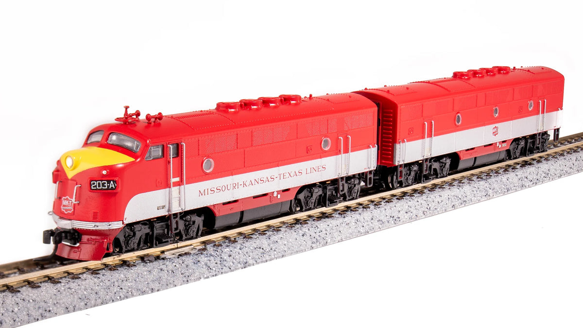 BLI 6834 N Scale EMD F3A-B Diesel Set Missouri-Kansas-Texas 203-A/203- — White Rose Hobbies