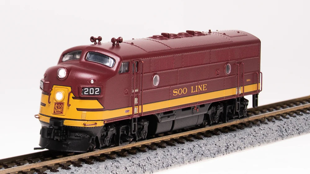 BLI 6849 N Scale EMD F3A Diesel SOO Line 202A Paragon4 DCC — White Rose ...