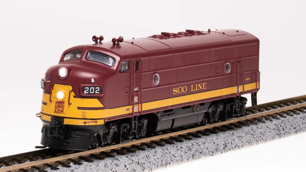 BLI 6850 N Scale EMD F3A Diesel SOO Line 202B Paragon4 DCC — White Rose ...
