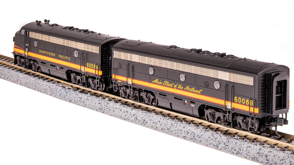 BLI 6865 N Scale EMD F7A-B Diesel Set Northern Pacific NP 6008A/B Para ...