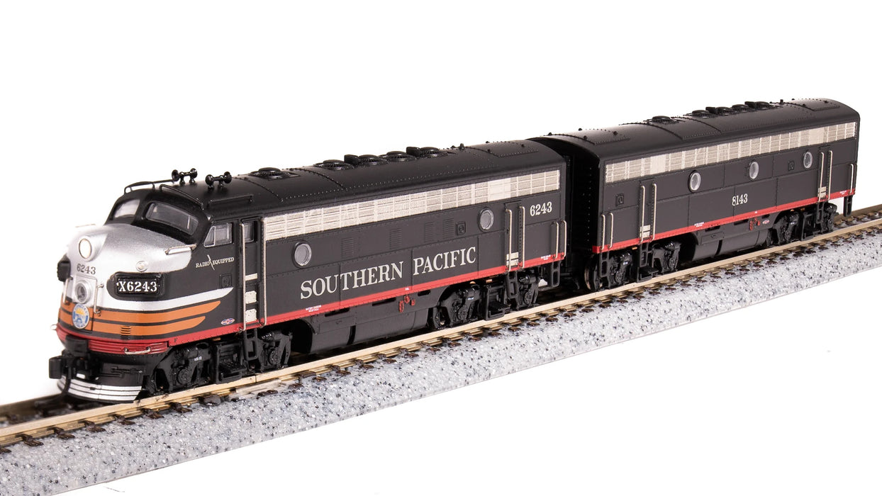 BLI 6867 N Scale EMD F7A-B Diesel Set Southern Pacific SP 6243/8143 Pa — White Rose Hobbies