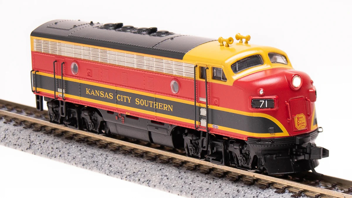 BLI 6877 N Scale EMD F7A Diesel Kansas City Southern KCS 71C Paragon4 — White Rose Hobbies