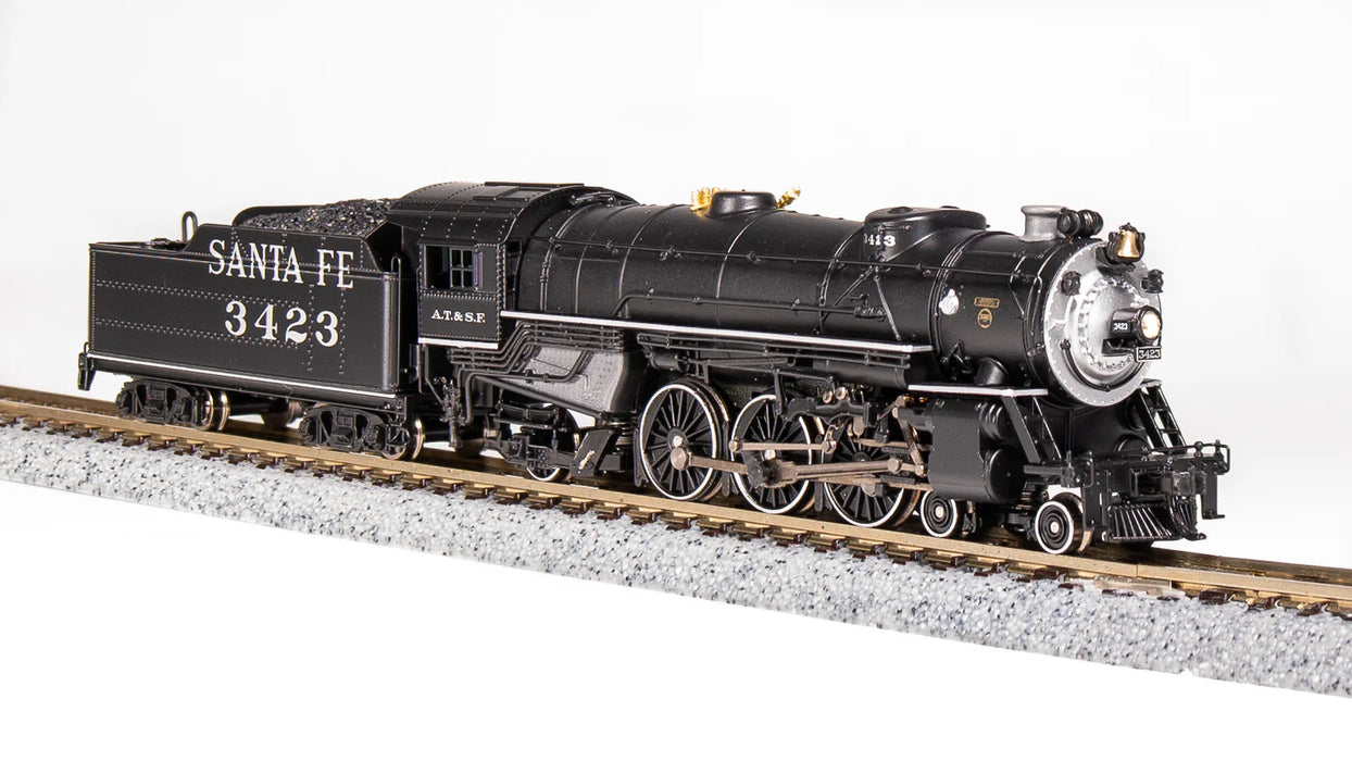 BLI 6920 N Scale 4-6-2 Heavy Pacific Steam Loco Santa Fe ATSF 3423 Par ...
