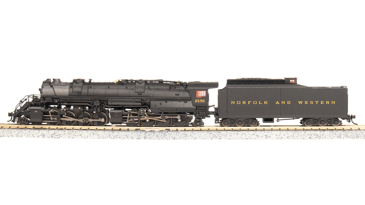BLI 7222 N Scale Y6b 2-8-8-2 Steam Loco Norfolk Western N&W 2195 Parag ...